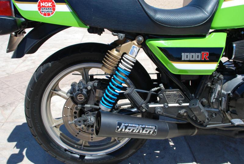The best way to go green: 1983 Kawasaki KZ1000R ELR - Rare ...