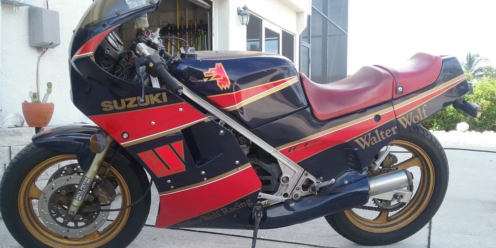 Fierce Little Pup: 1986 Suzuki RG250 Walter Wolf for Sale - Rare ...