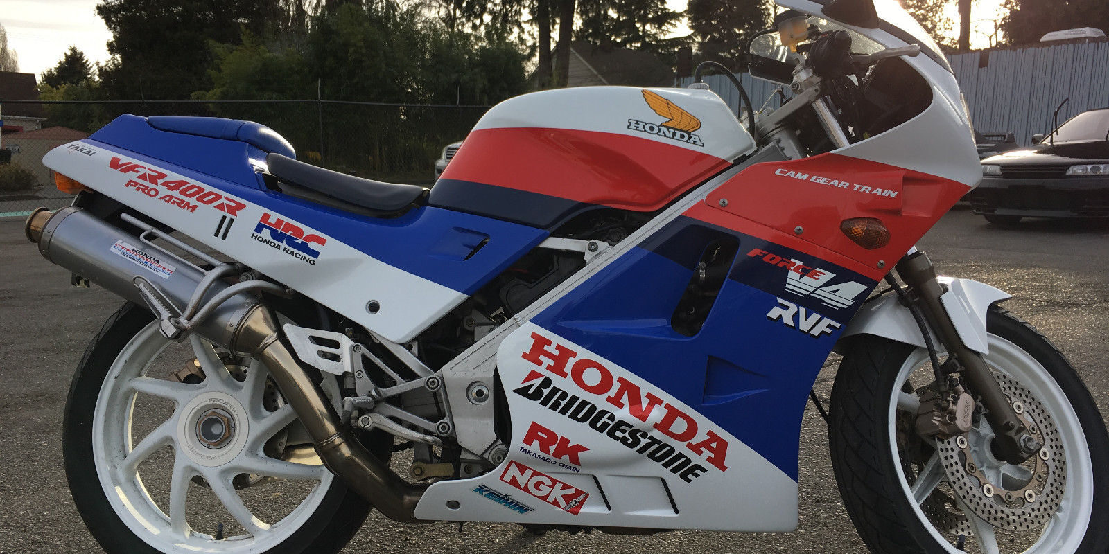 Single-Sided Sportbike: 1987 Honda VFR400R NC24 for Sale - Rare SportBikesForSale
