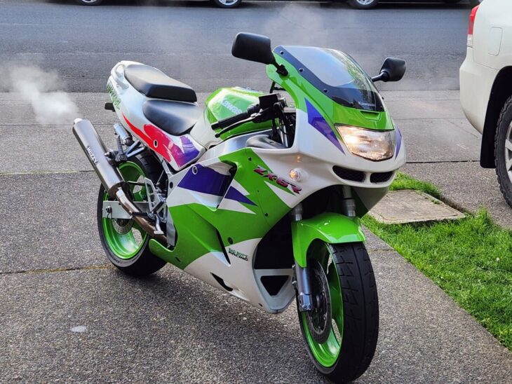 Clean and Green: 1995 Kawasaki Ninja ZX-6 for Sale - Rare SportBikesForSale