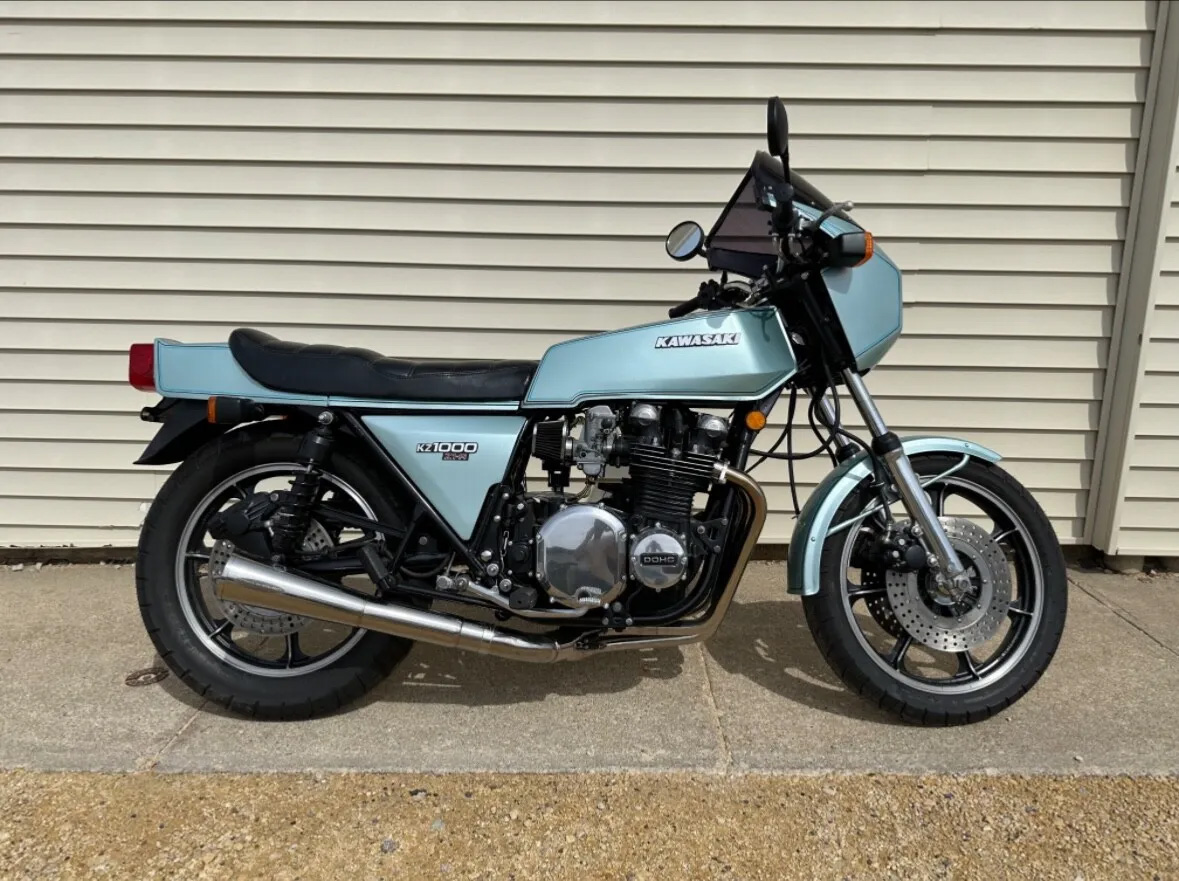 Ice Blue Baby: 1978 Kawasaki Z1R - Rare SportBikesForSale